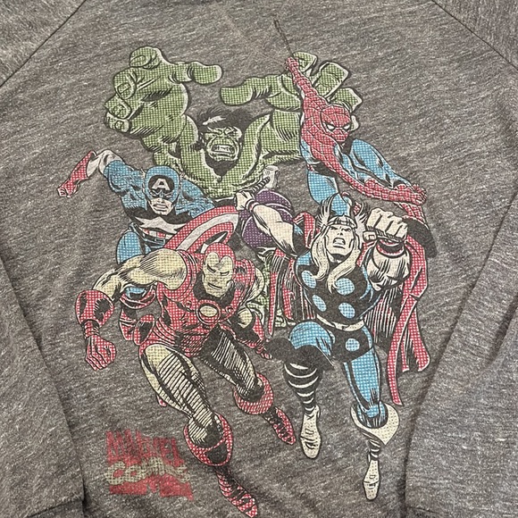 Marvel | Tops | Marvel Crew Shirt Soft Hulk Captain America Thor Iron ...